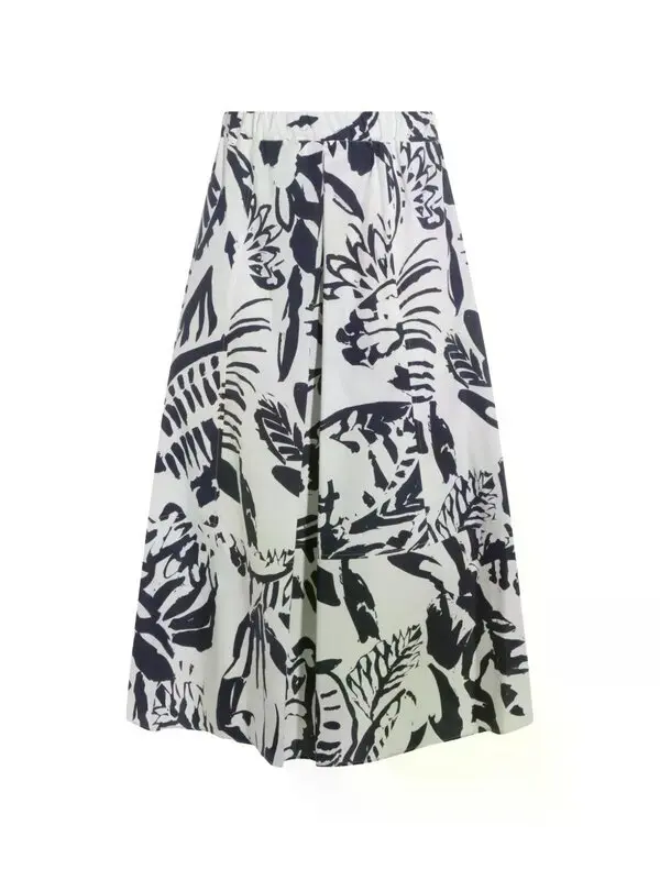 Antonelli Firenze Floral-print A-line Skirt
