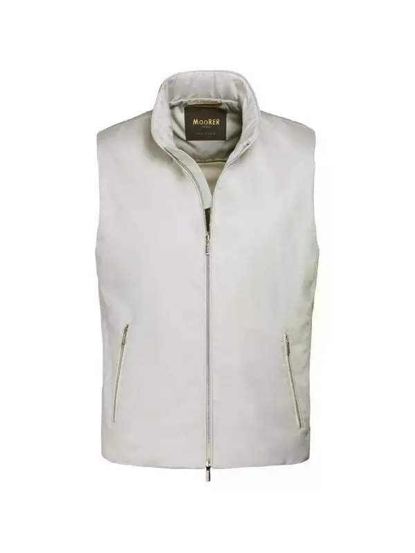 MOORER Zip-pocket Gilet