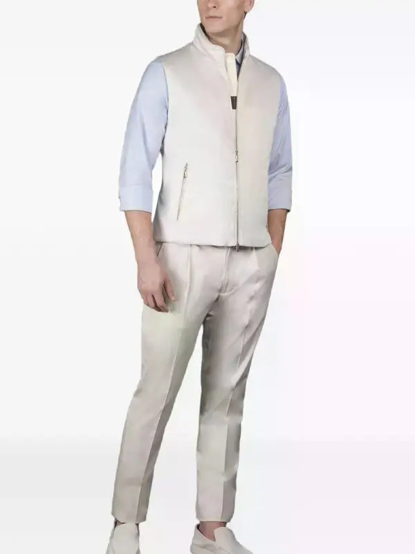 MOORER Zip-pocket Gilet