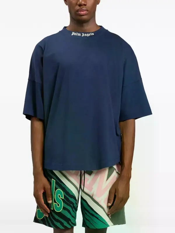 Palm Angels Logo Crew Neck T-shirt