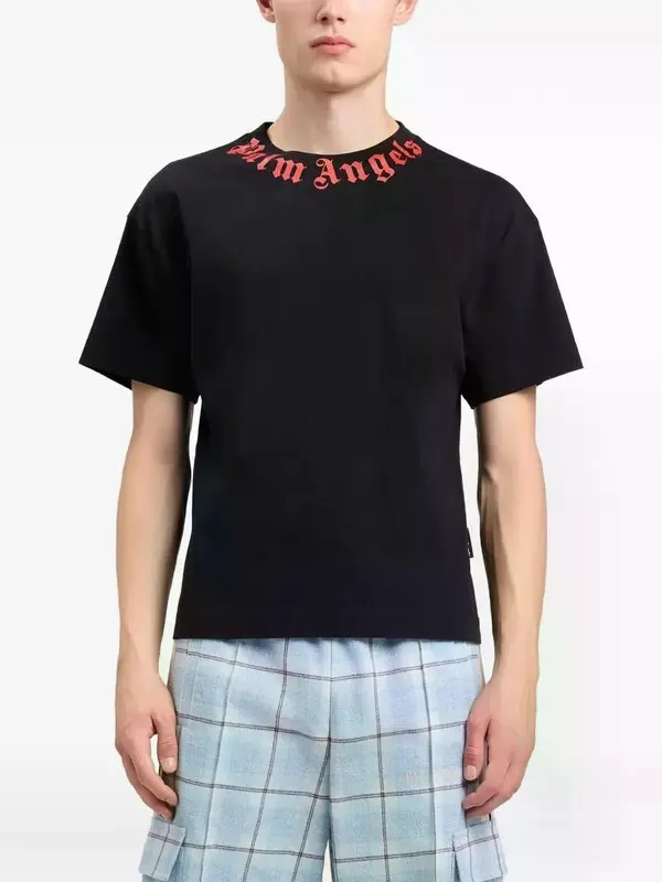 Palm Angels Logo Neck T-shirt