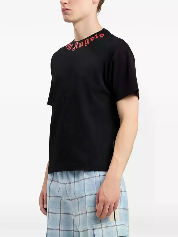 Palm Angels Logo Neck T-shirt