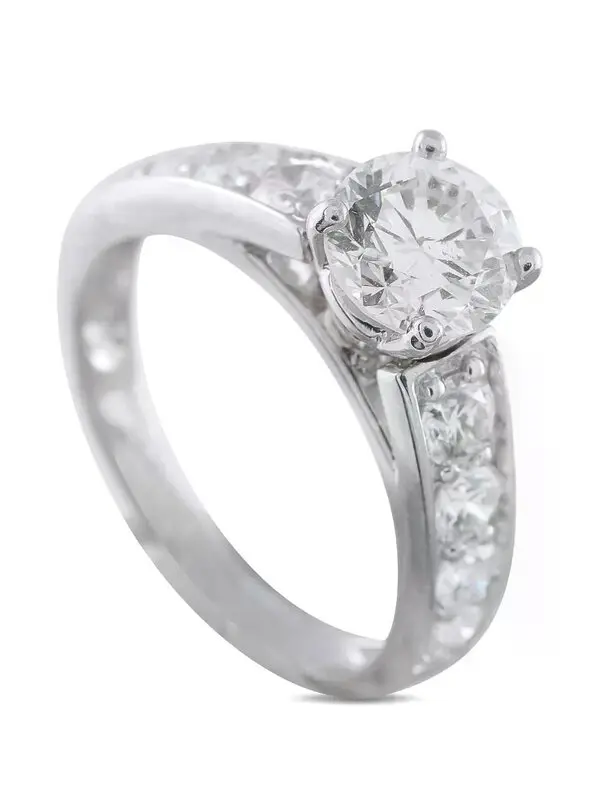 LB EXCLUSIVE 18k White Gold Diamond Ring - Silver