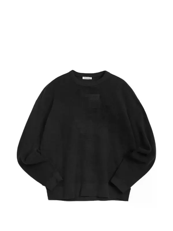 You Must Create Crew-neck Waffle Sweatshirt