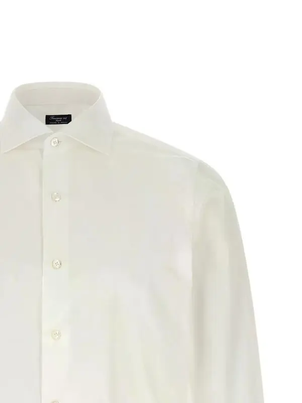 FINAMORE 1925 Mother-of-pearl Button Napoli Shirt
