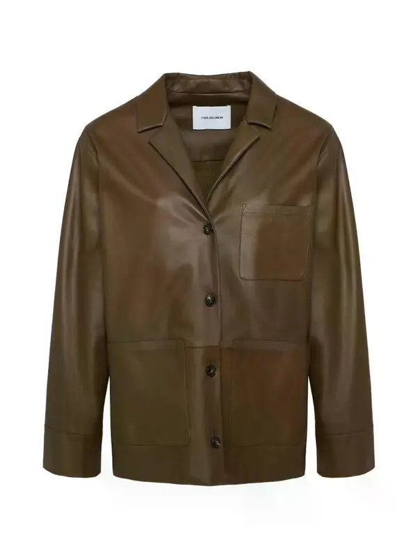 YVES SALOMON Leather Jacket