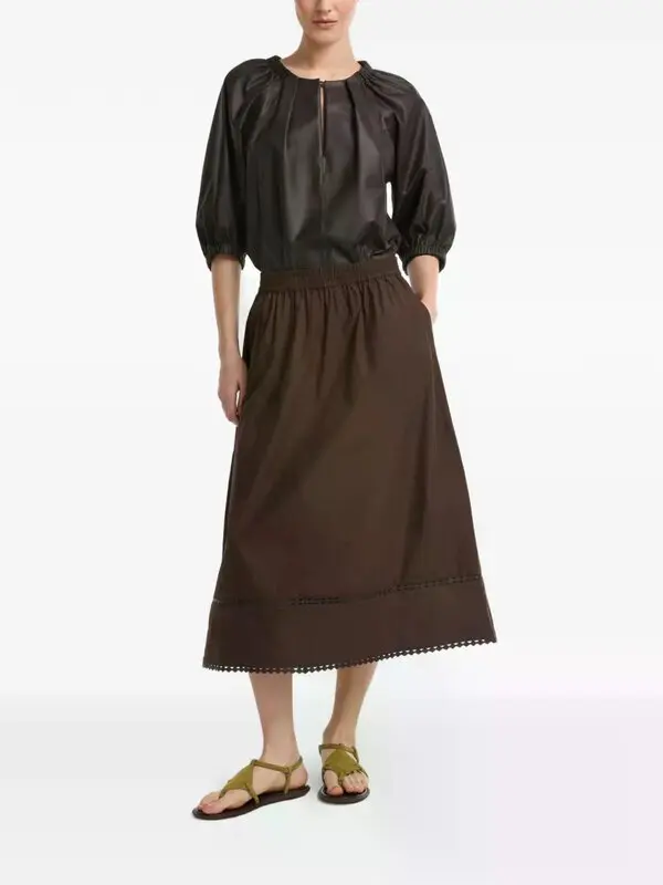 YVES SALOMON Leather Top