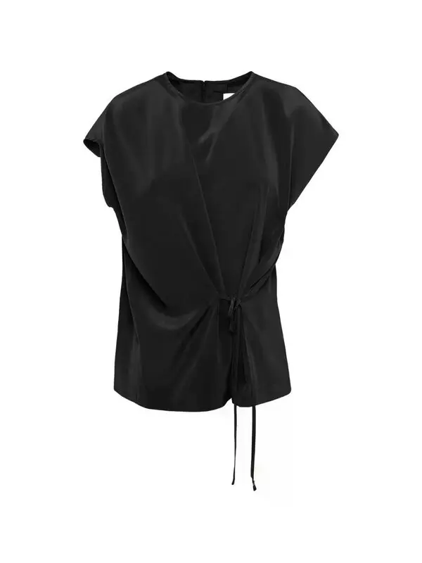 YVES SALOMON Tie-detailed Top
