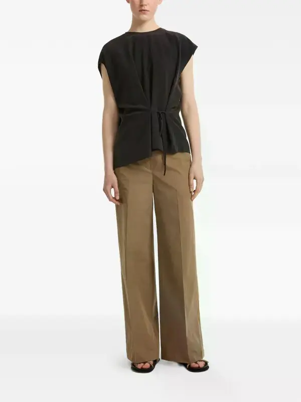 YVES SALOMON Tie-detailed Top