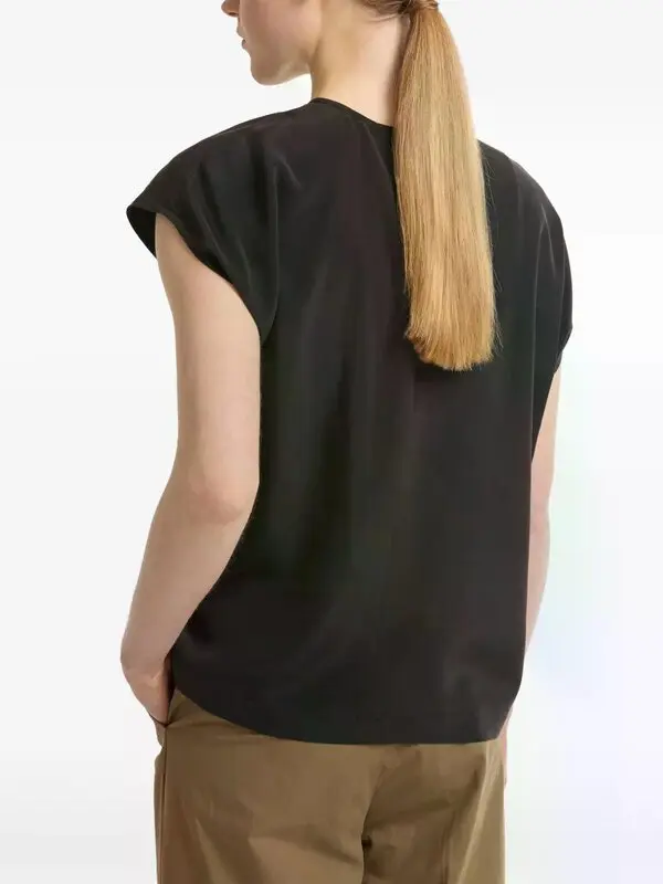 YVES SALOMON Tie-detailed Top