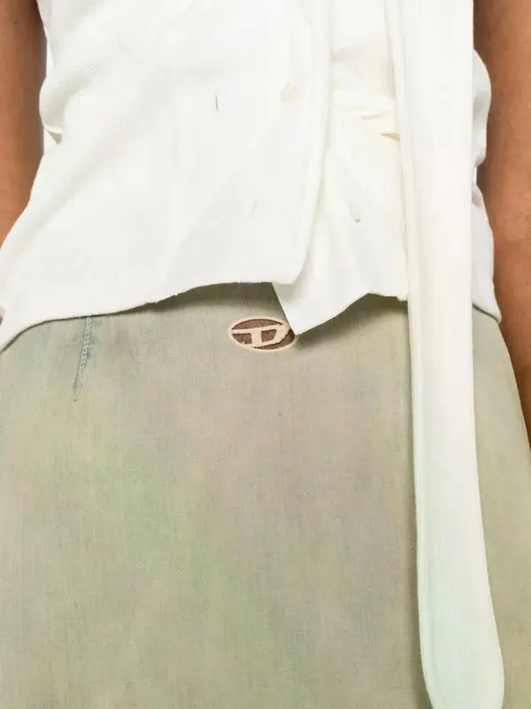 DIESEL® Lace-trim Midi Skirt