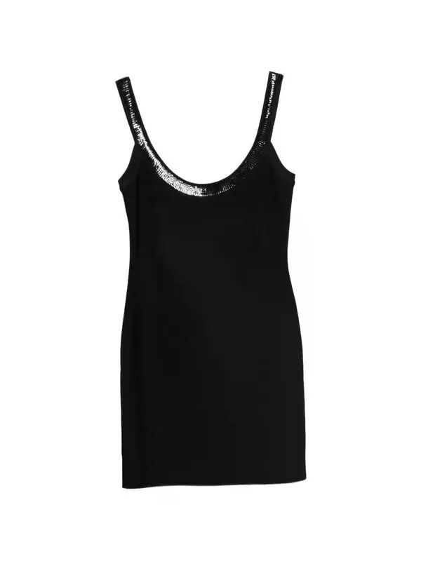 Herve Leger The Cove Sequin Strap Dress