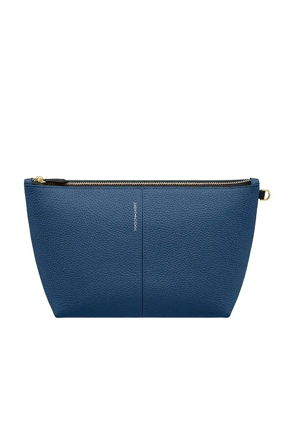 MAISON DE SABRE The Medium Flaire Pouch In Blue - Pacific Caviar