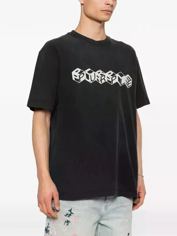 PURPLE BRAND Cube Textured T-shirt