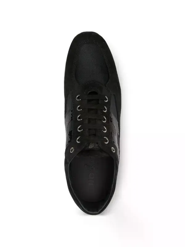 Hogan Interactive Logo-detail Sneakers - Black