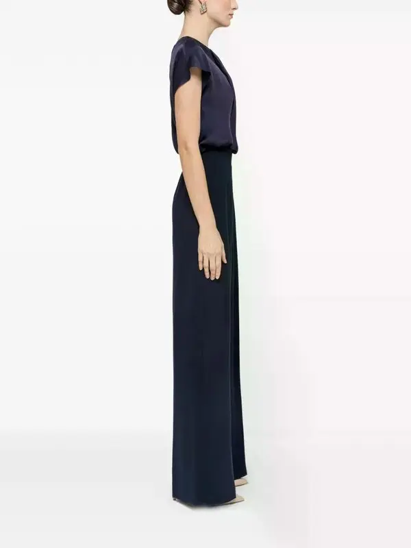 NISSA Pleated Blouse - Blue