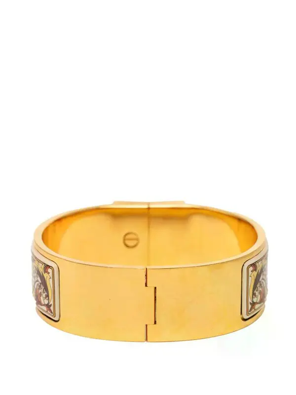 Hermès Enamel Fall Foliage Loquet Hinge Bracelet