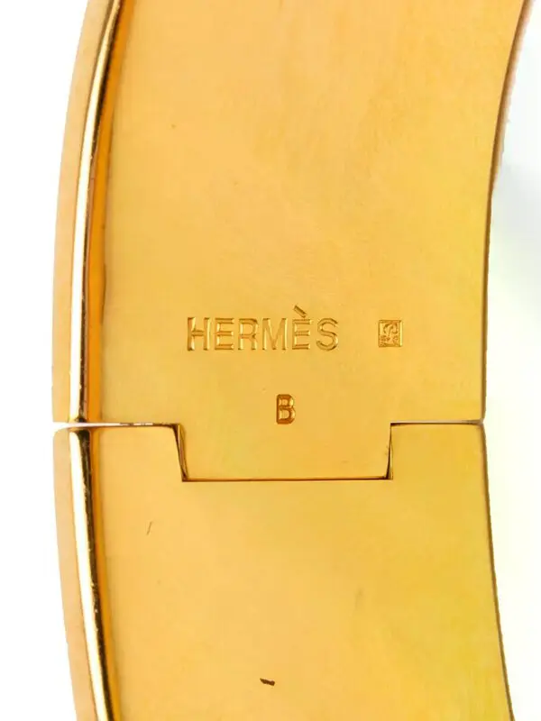 Hermès Enamel Fall Foliage Loquet Hinge Bracelet