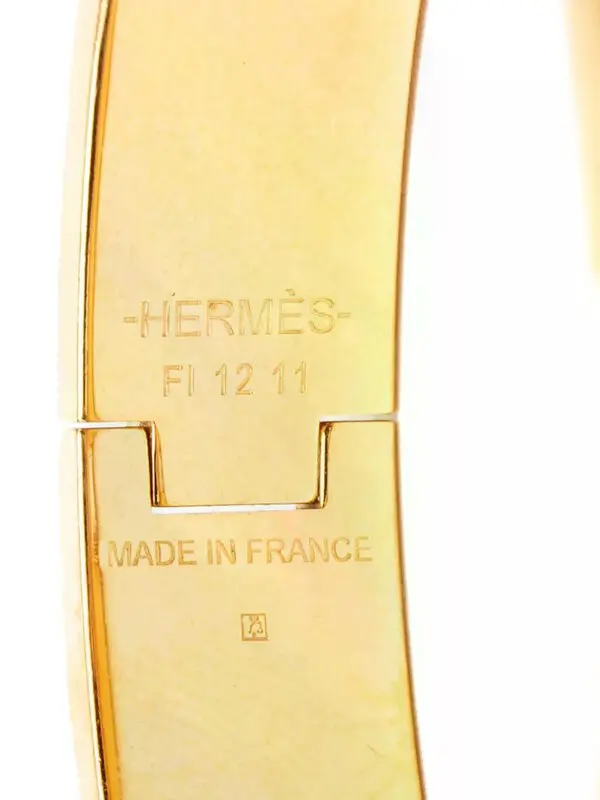Hermès 2000-2026 Narrow Enamel Clic H Bracelet Pm Costume Bracelet