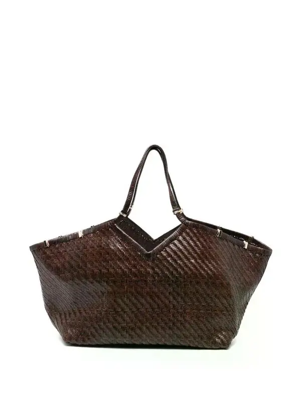 Benedetta Bruzziches Woven Shoulder Bag - Brown