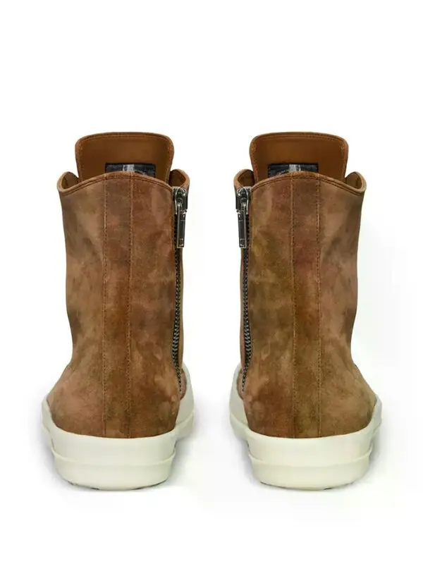 Rick Owens Temple Lace-up High-top Sneakers - Brown