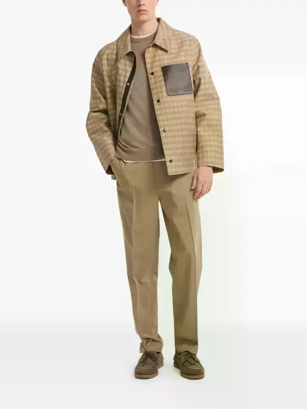 YVES SALOMON Checked Overshirt