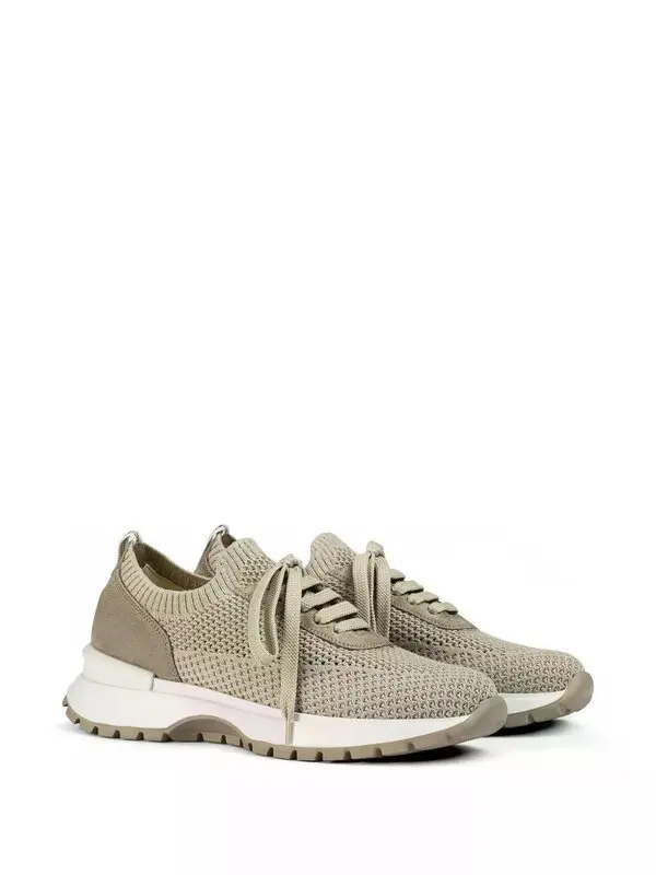 DOUCAL'S Suede Nesh Sneakers - Neutrals