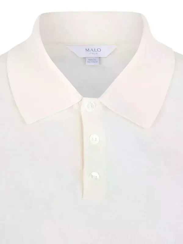 Malo Buttoned Polo Shirt - Neutrals