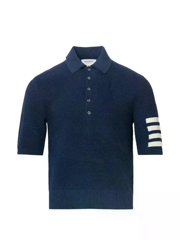 Thom Browne Stripe-detail Polo Shirt