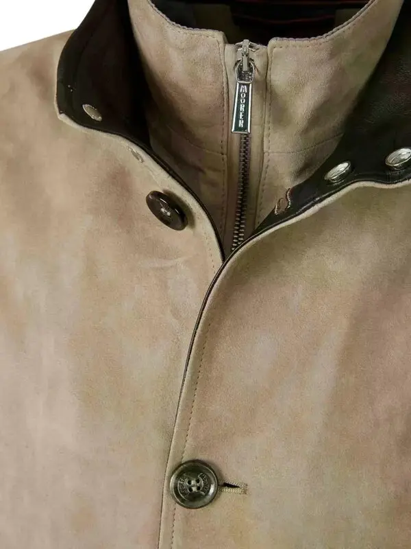 MOORER Button Zip Jacket