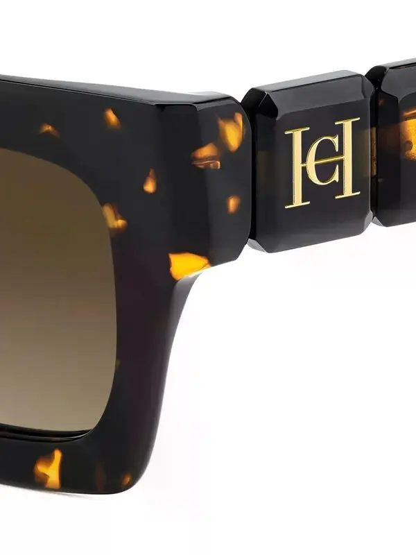 Carolina Herrera Square-frame Sunglasses - Black