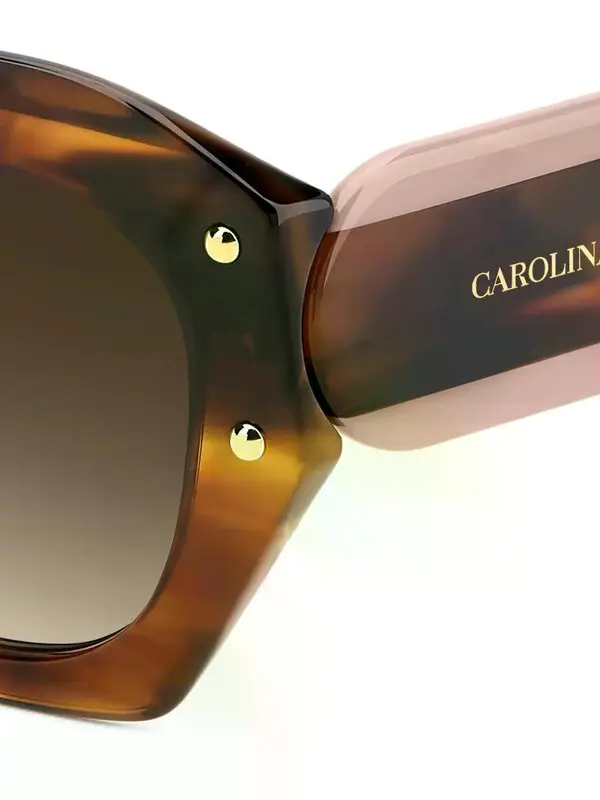 Carolina Herrera Geometric-frame Sunglasses