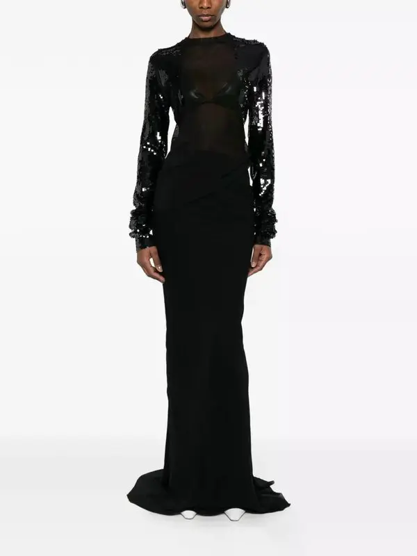 Rick Owens Long Maxi Skirt