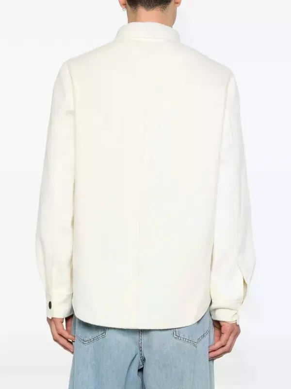 Eric Bompard Pocket Button Overshirt - Neutrals