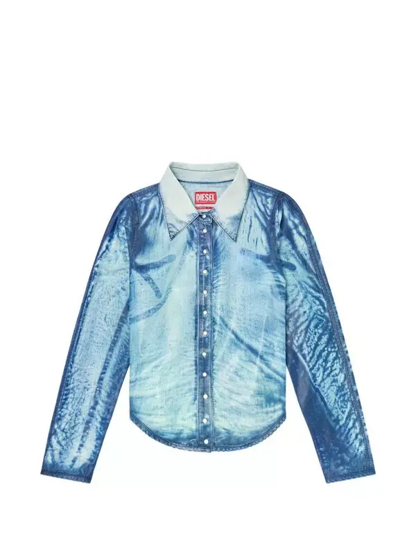 DIESEL® De-lyria-fsi Button-front Denim Shirt