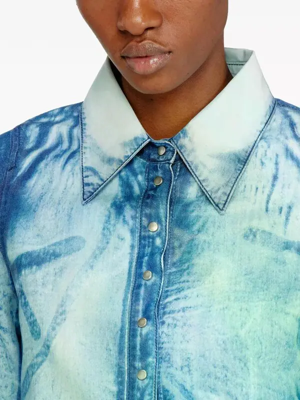 DIESEL® De-lyria-fsi Button-front Denim Shirt