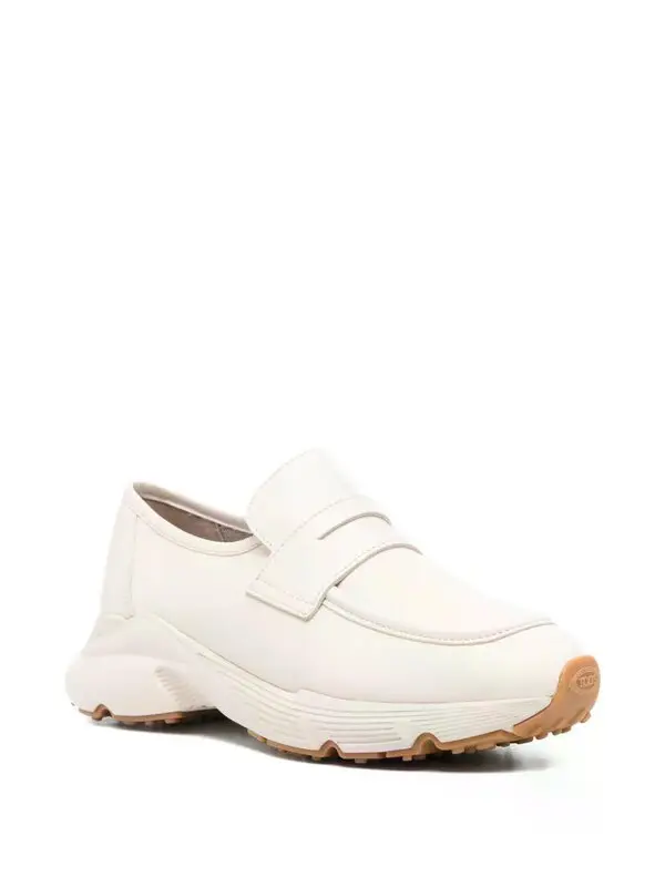 TOD'S Penny-strap Loafers - Neutrals