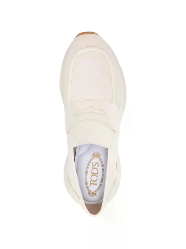 TOD'S Penny-strap Loafers - Neutrals