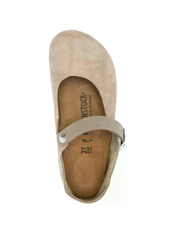 BIRKENSTOCK Mantova Buckle Ballet Flats - Neutrals