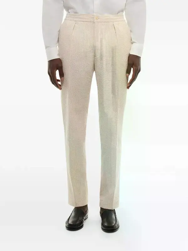 FURSAC Striped Cotton Trousers