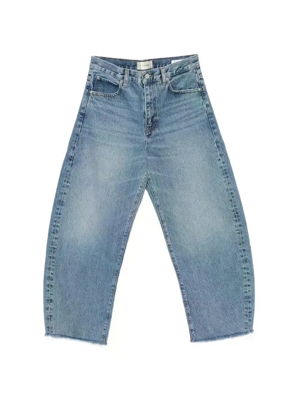 FRAME Frayed Bubble Trousers