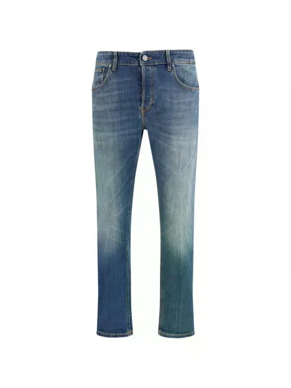 PT TORINO Patch-pocket Straight Leg Jeans