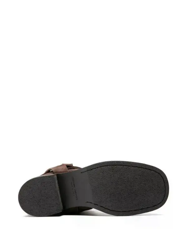 Officine Creative Suede Biker Boots