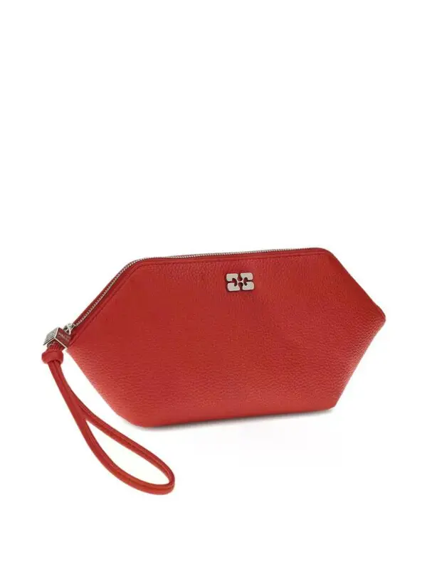 GANNI Grained Makeup Bag