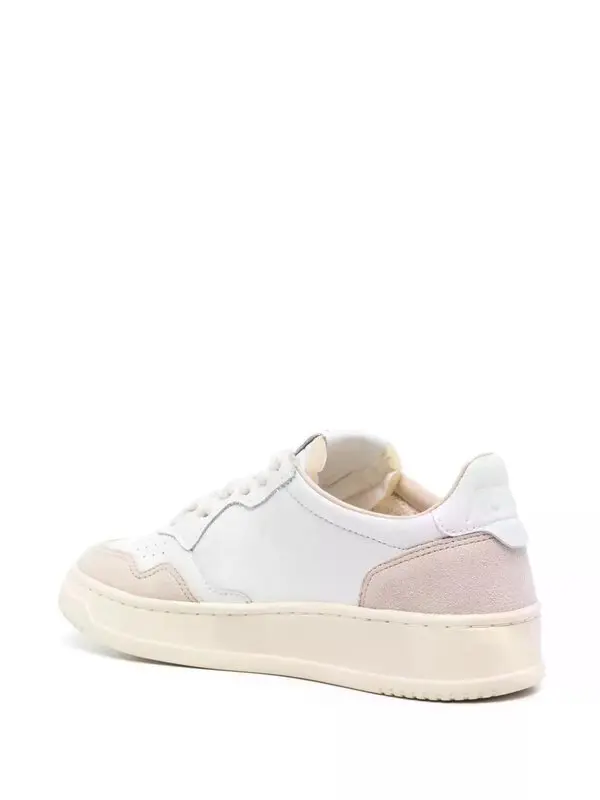 AUTRY Medalist Perforated Leather Sneakers - White