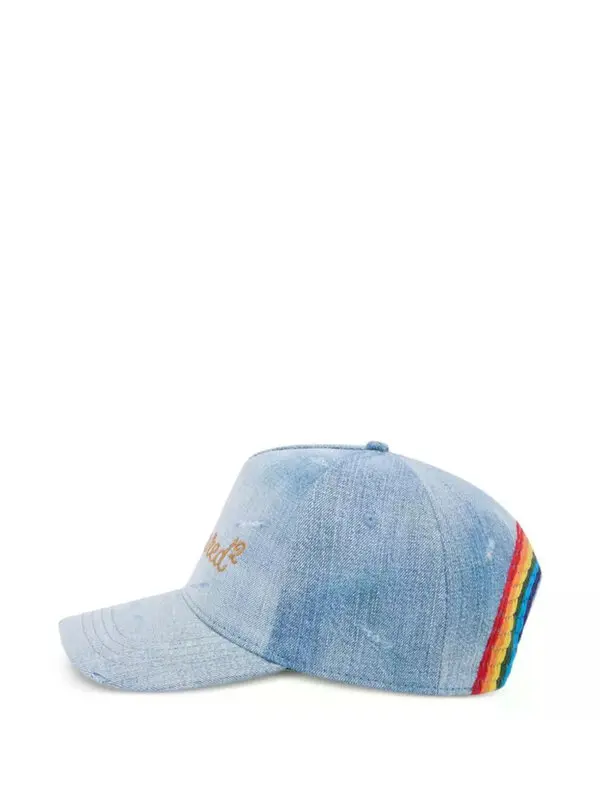 Dsquared2 Distressed Denim Baseball Cap