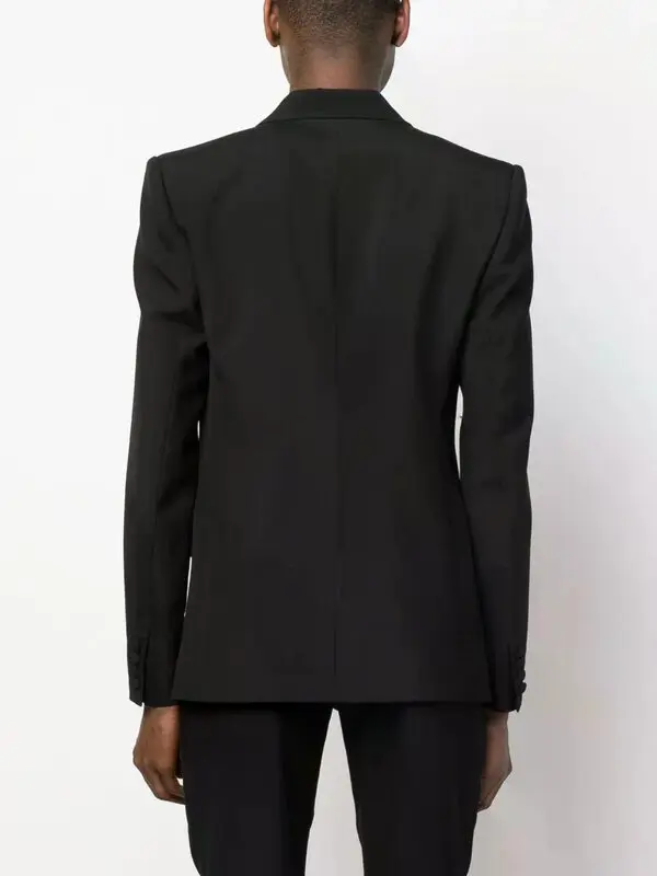 Valentino Garavani Logo-patch Single-breasted Blazer