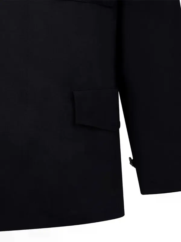 Boglioli Buttoned Flap Jacket - Blue
