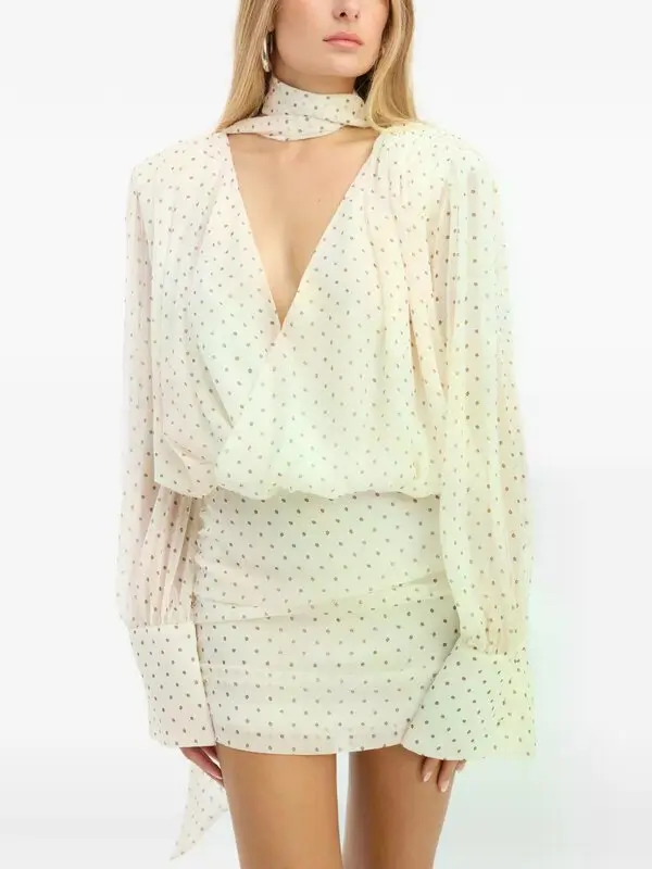ROTATE BY BIRGER CHRISTENSEN Chiffon Mini Dress