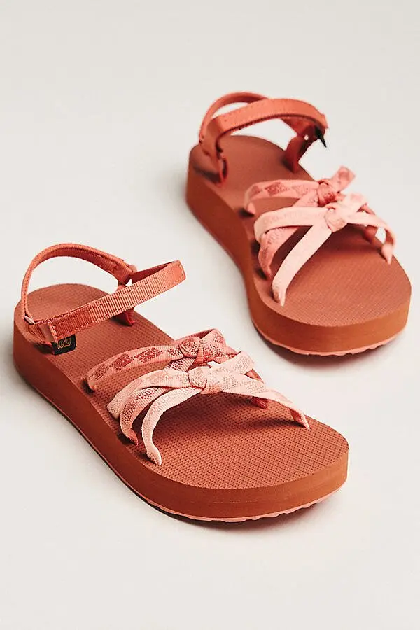 Teva Midform Kena Slim Sandals - Terracotta Multi